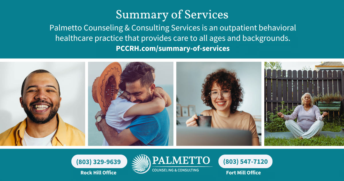 Summary of Services - Therapy for all ages in South Charlotte ...
